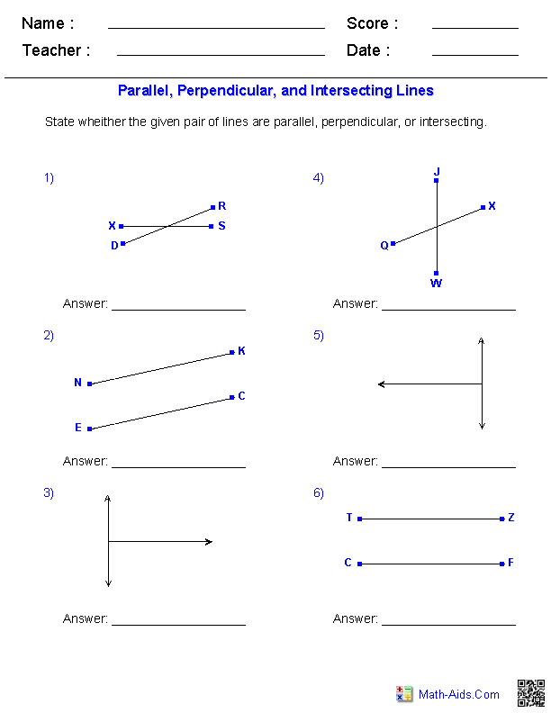 Kinds Of Lines In Math Kinds Of Lines In Math